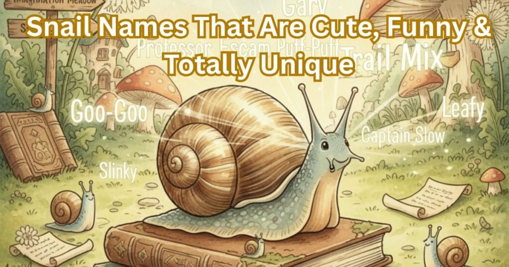 450+ Snail Names That Are Cute, Funny & Totally Unique