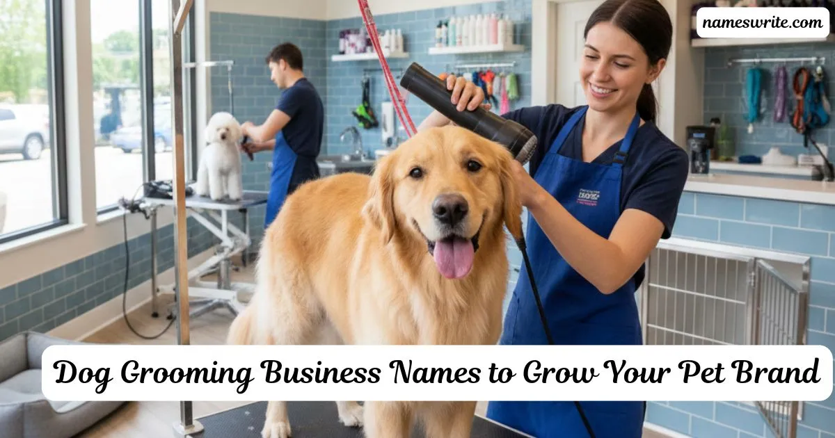 700+ Dog Grooming Business Names to Grow Your Pet Brand 2025