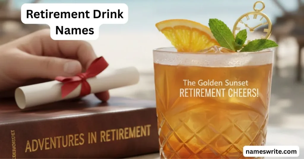 500+ Adorable Retirement Drink Names for Your Celebration 2025